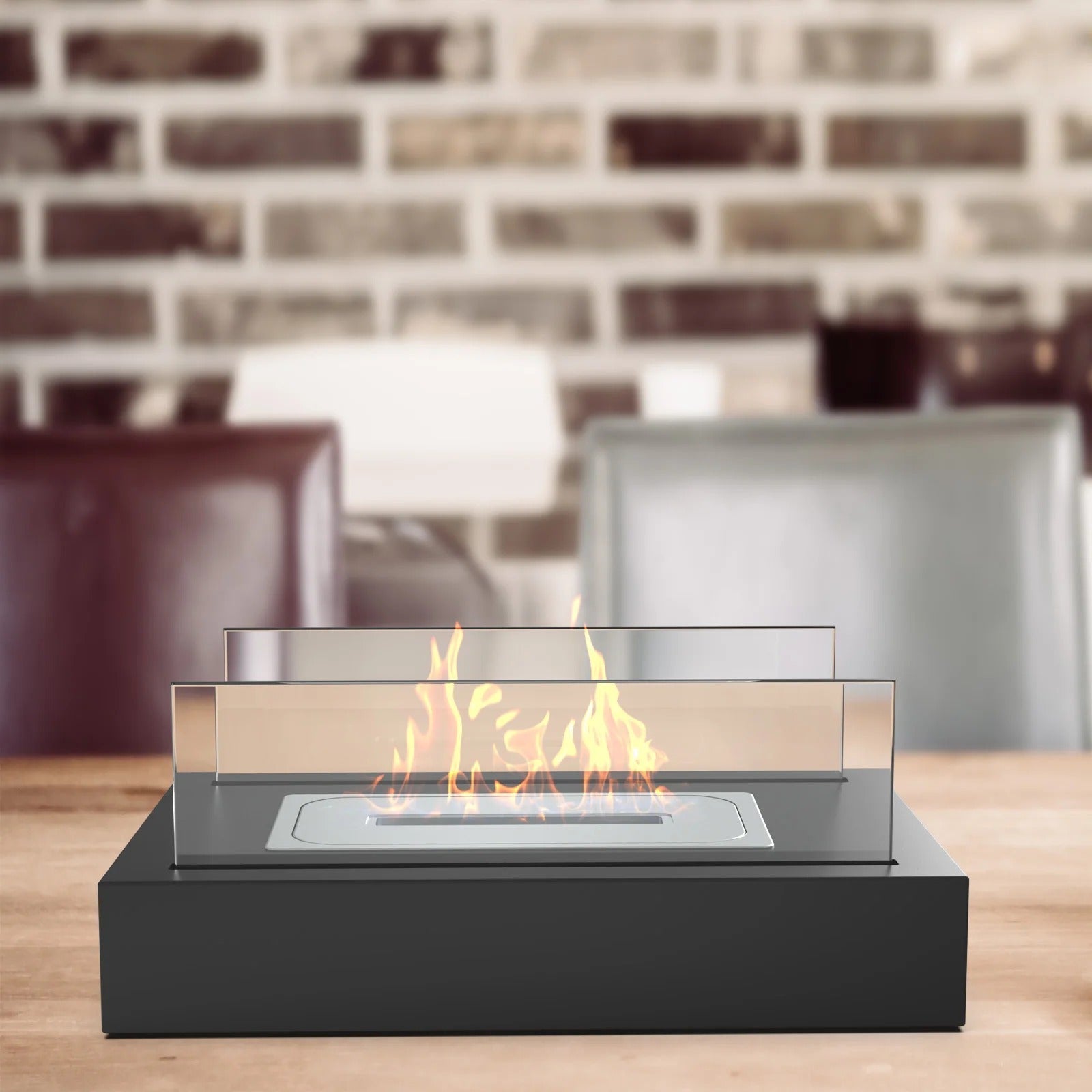 Table Lamp Bio Ethanol Table Fireplace Modern Design | Flarion – BritDwell