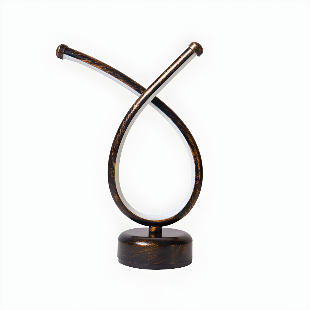 Brivona Modern LED Table Lamp Unisex Metal Frame Silica Gel Shade ...